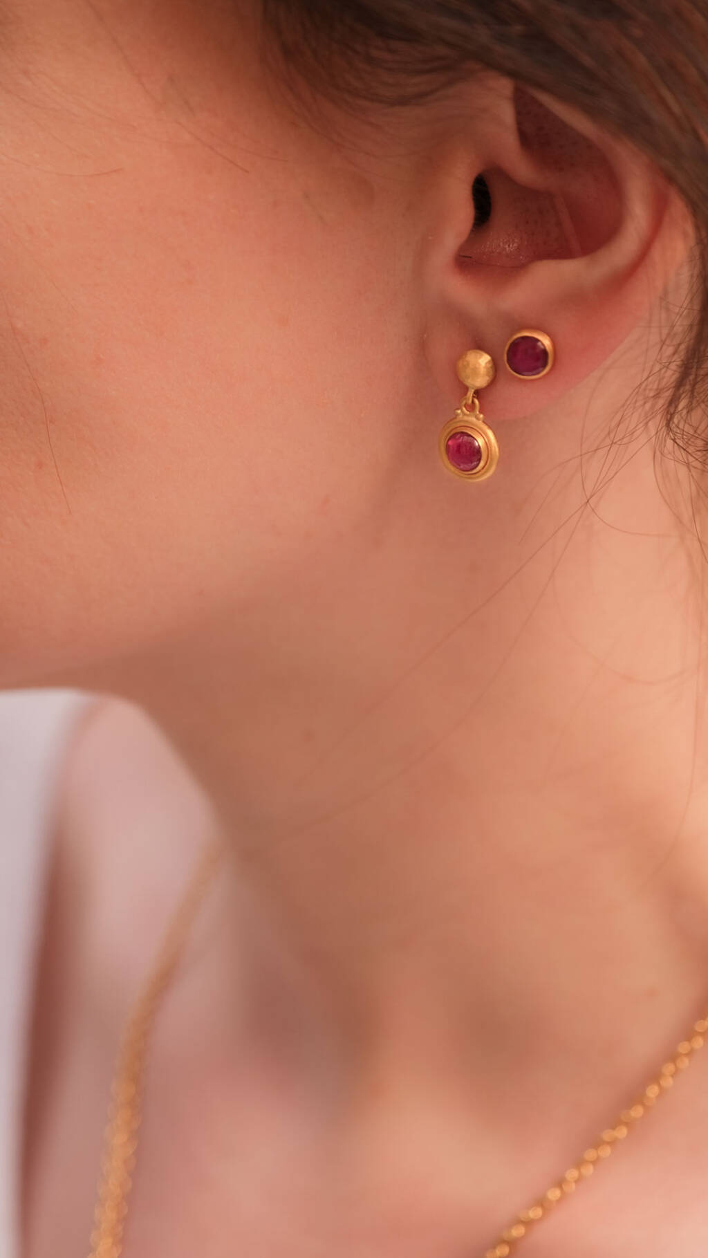 SLOANE GREENLAND RUBY EARRINGS